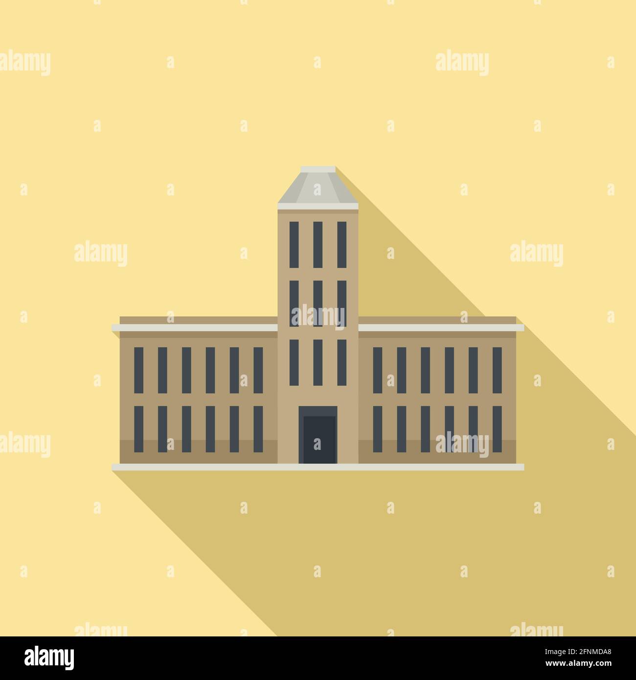 Governance building icon, flat style Stock Vector Image & Art - Alamy