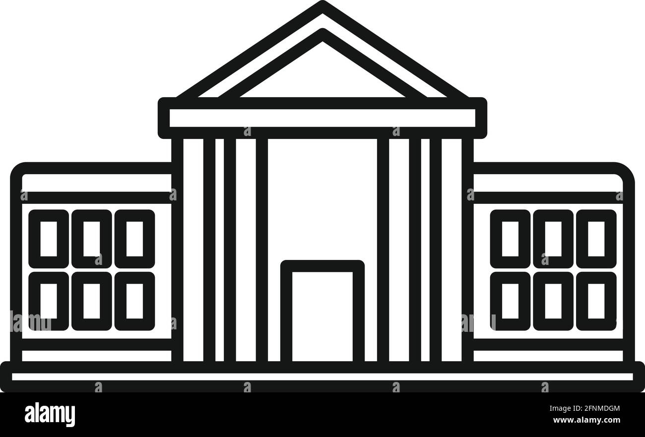 Parliament institution icon, outline style Stock Vector Image & Art - Alamy