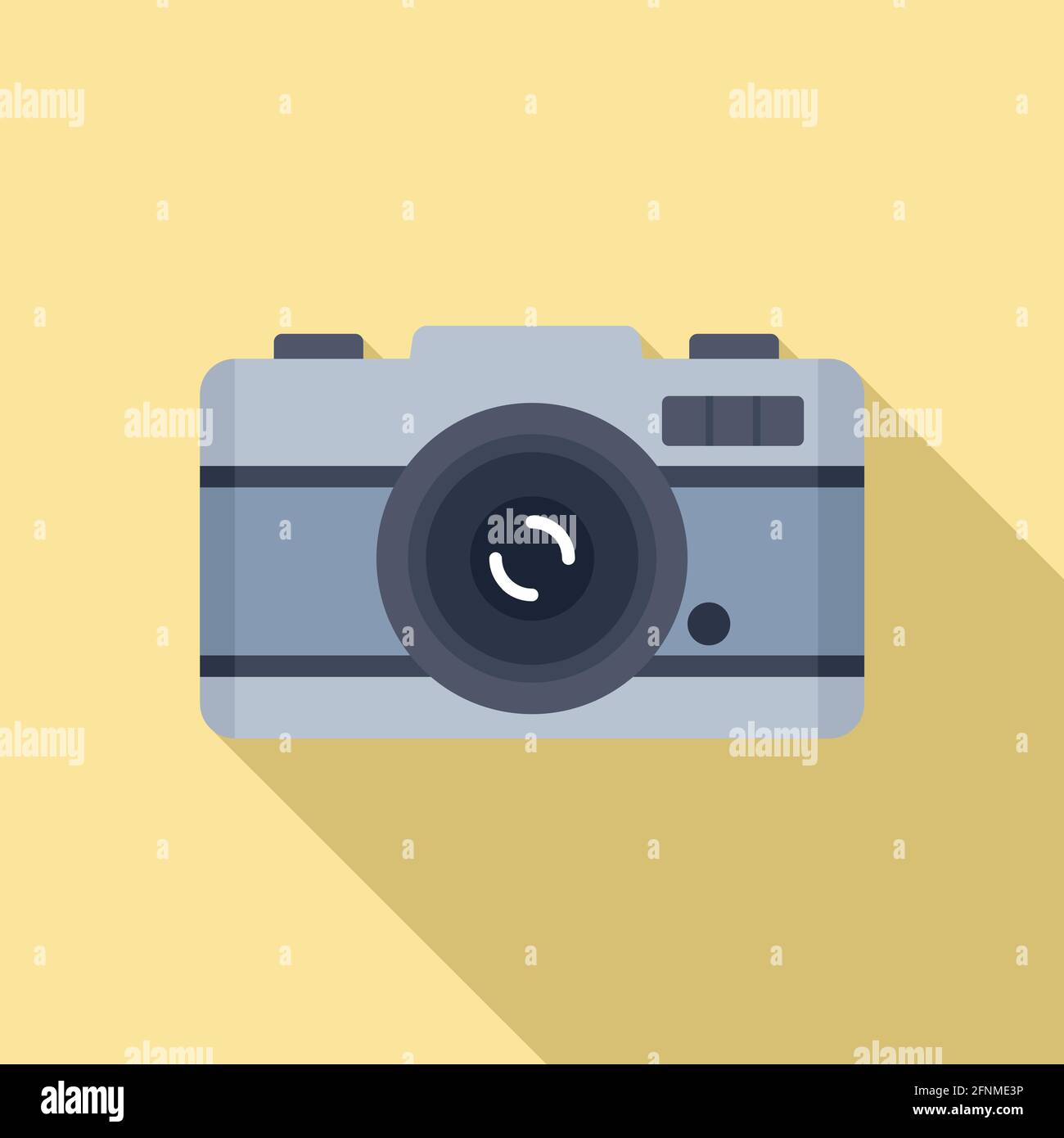 Travel camera icon, flat style Stock Vector Image & Art - Alamy