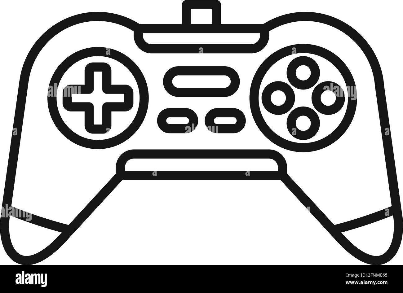 Joystick icon, outline style Stock Vector Image & Art - Alamy