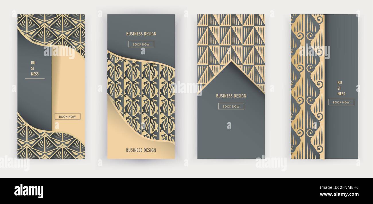 Triangle gold balck luxury seamless pattern. Abstract Moths on dark ...