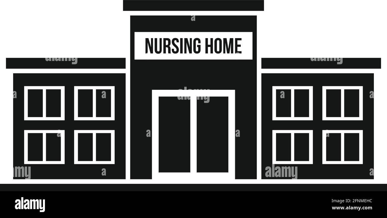 Nursing home icon, simple style Stock Vector Image & Art - Alamy