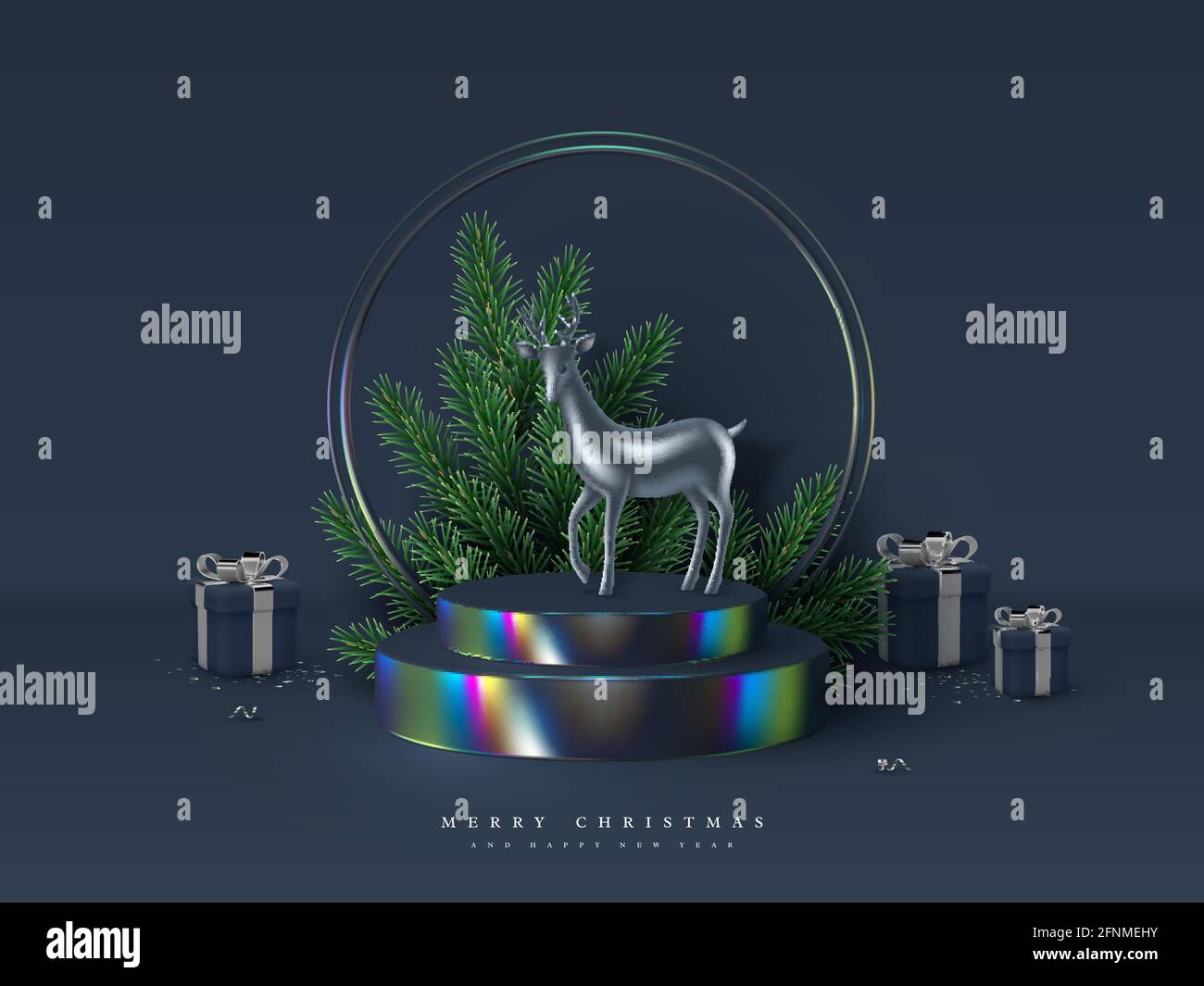 Holographic deer hi-res stock photography and images - Alamy