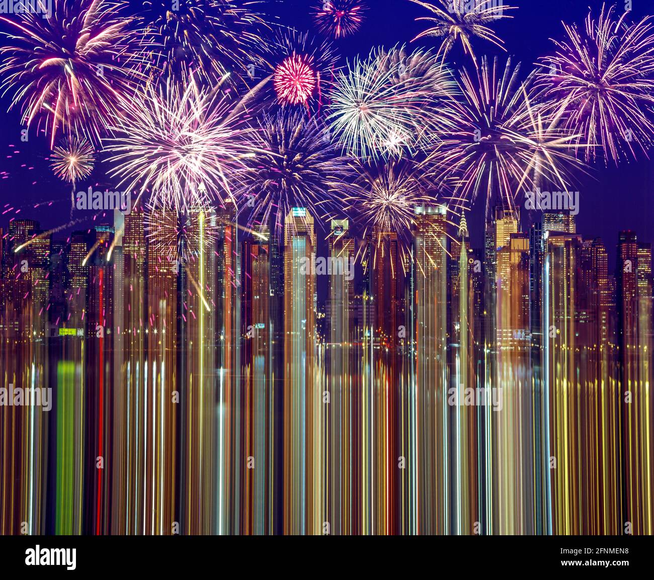 2004 HISTORICAL MIDTOWN SKYLINE HUDSON RIVER MANHATTAN NEW YORK CITY ...