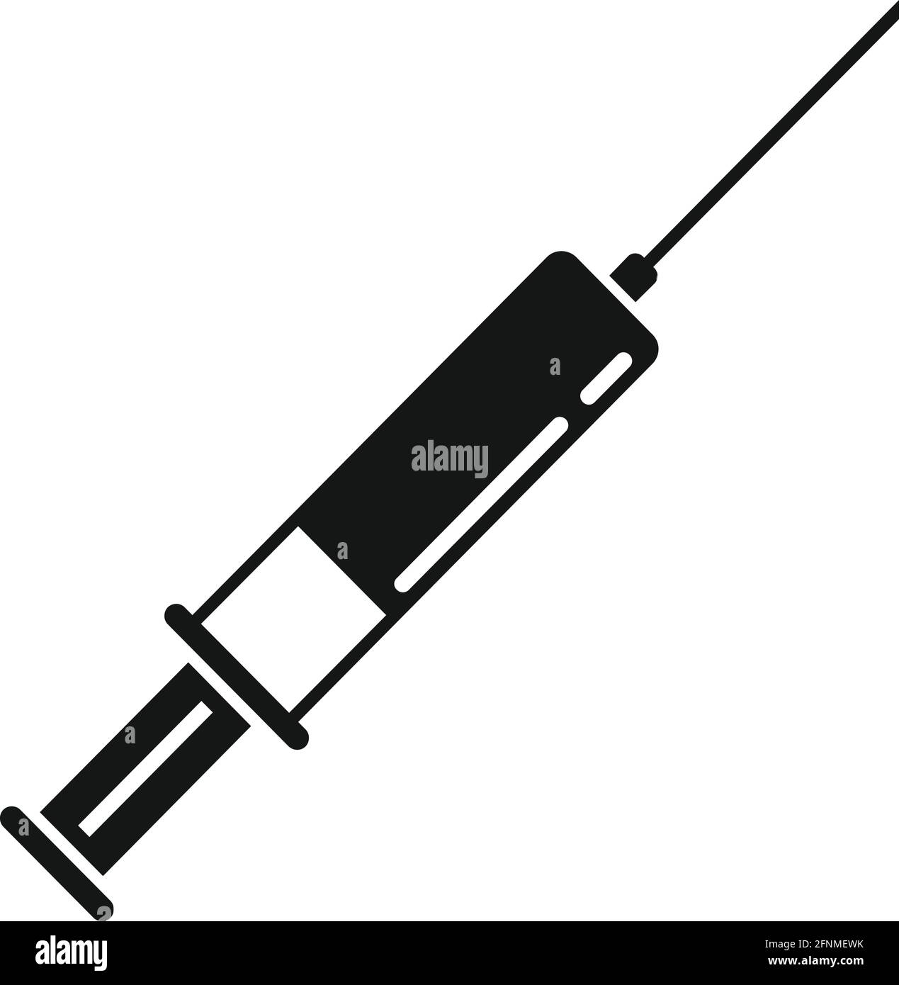 Medical syringe icon, simple style Stock Vector Image & Art - Alamy