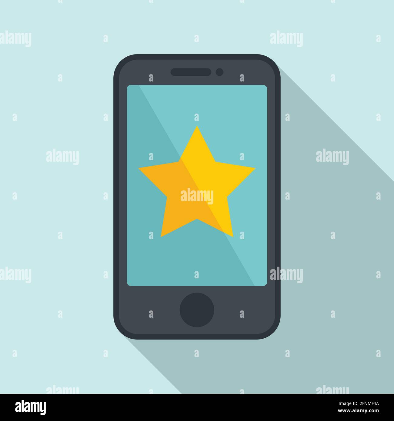 Phone star icon, flat style Stock Vector Image & Art - Alamy