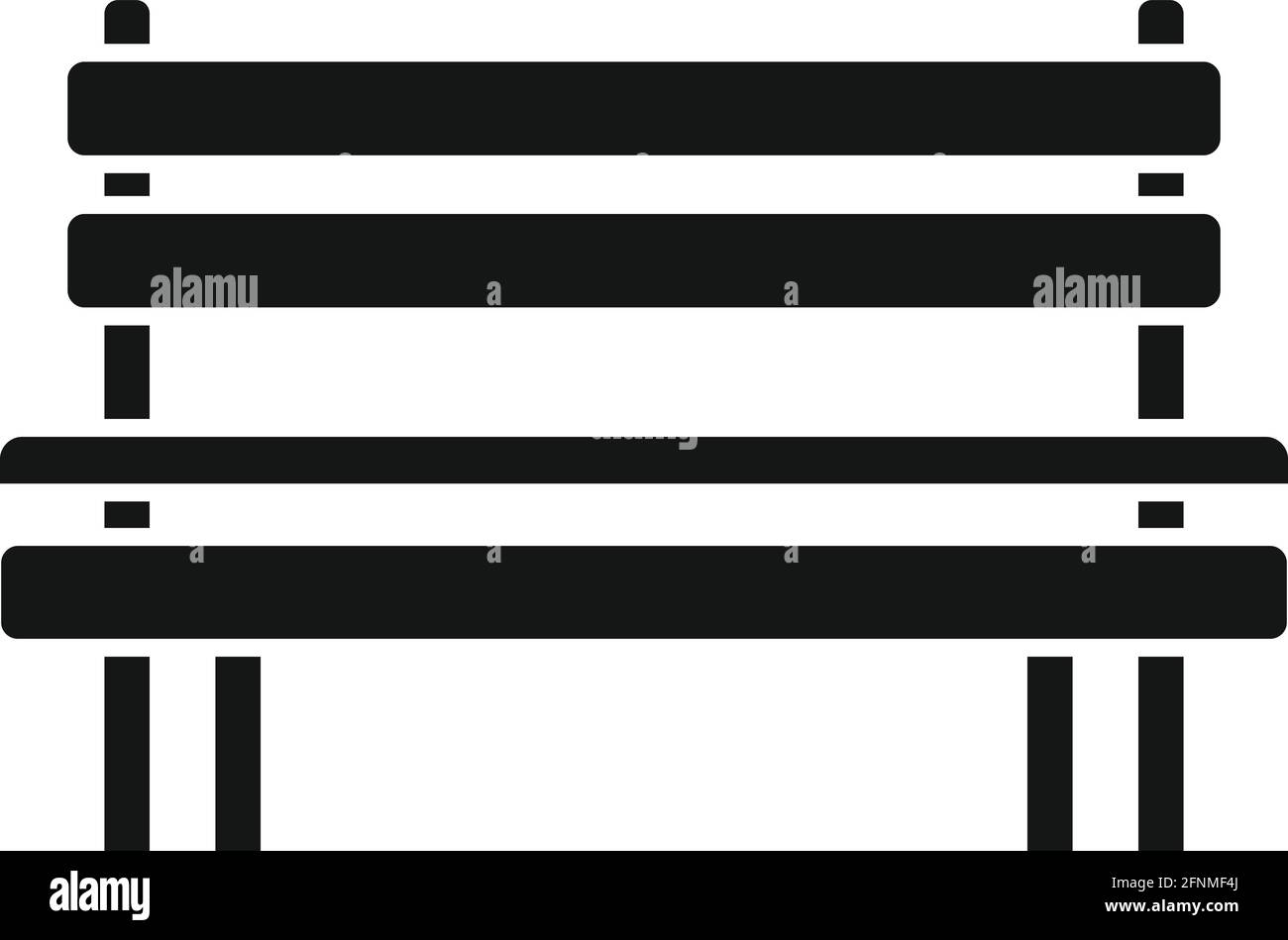 Wooden bench icon, simple style Stock Vector Image & Art - Alamy