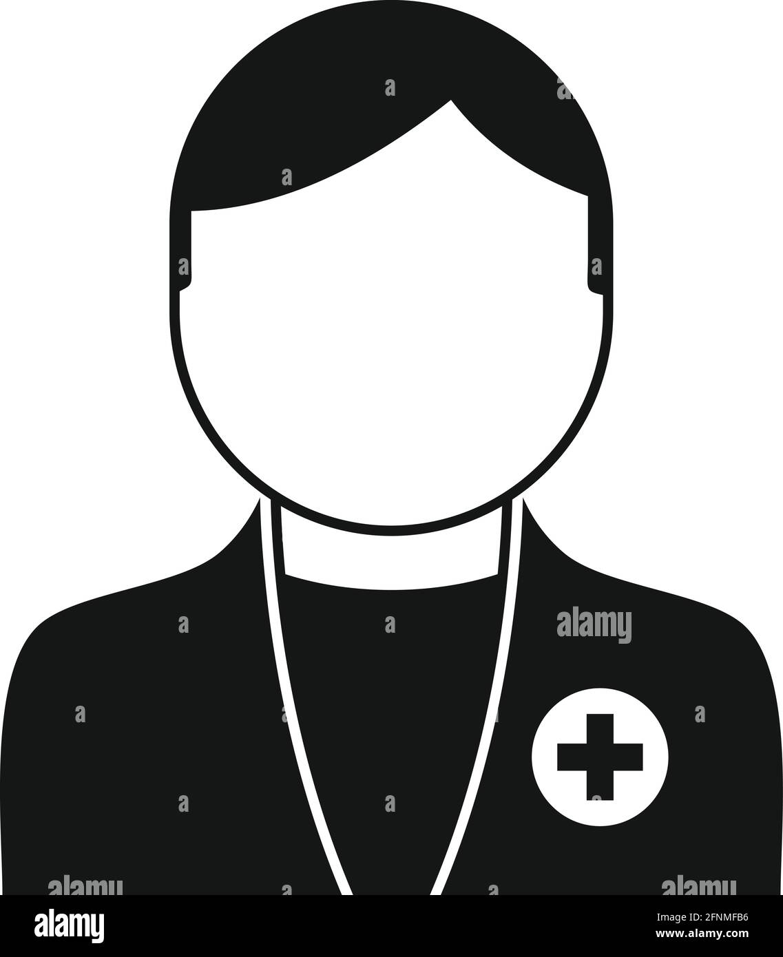 Doctor man patient man talk Black and White Stock Photos & Images - Alamy