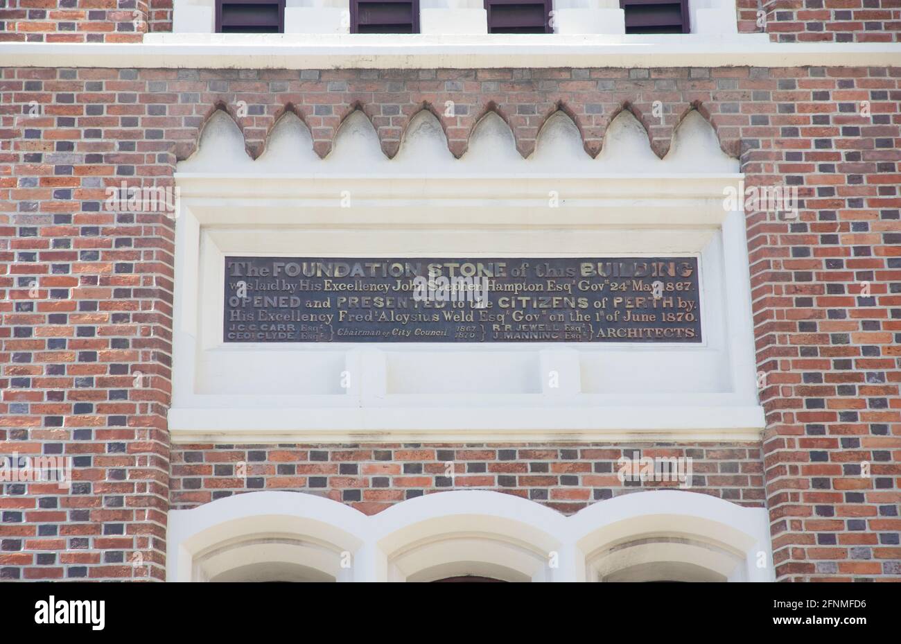 Foundation stone plaque hi-res stock photography and images - Alamy