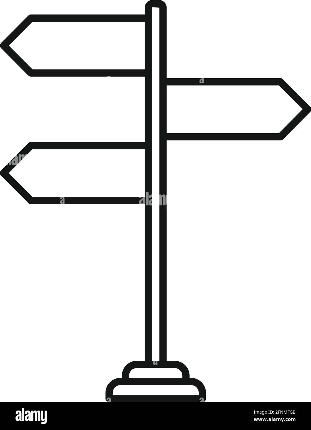 Travel directions icon, outline style Stock Vector Image & Art - Alamy