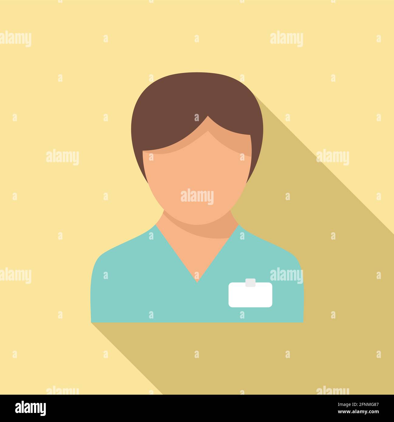 Nursing team icon, flat style Stock Vector Image & Art - Alamy