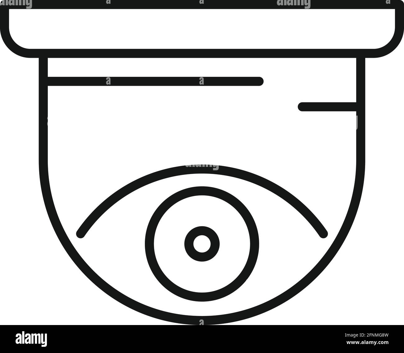 Security indoor camera icon, outline style Stock Vector Image & Art - Alamy