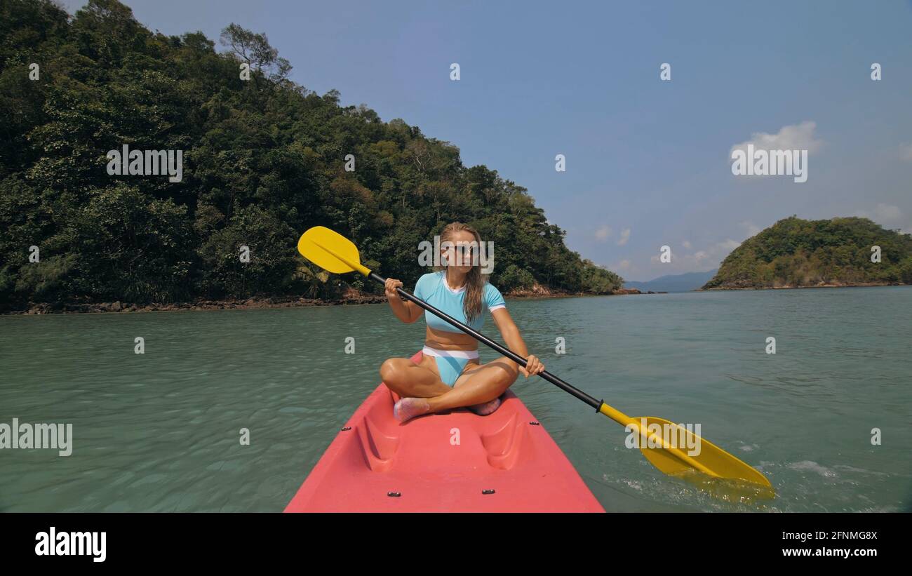 Kayak discovering hi-res stock photography and images - Alamy