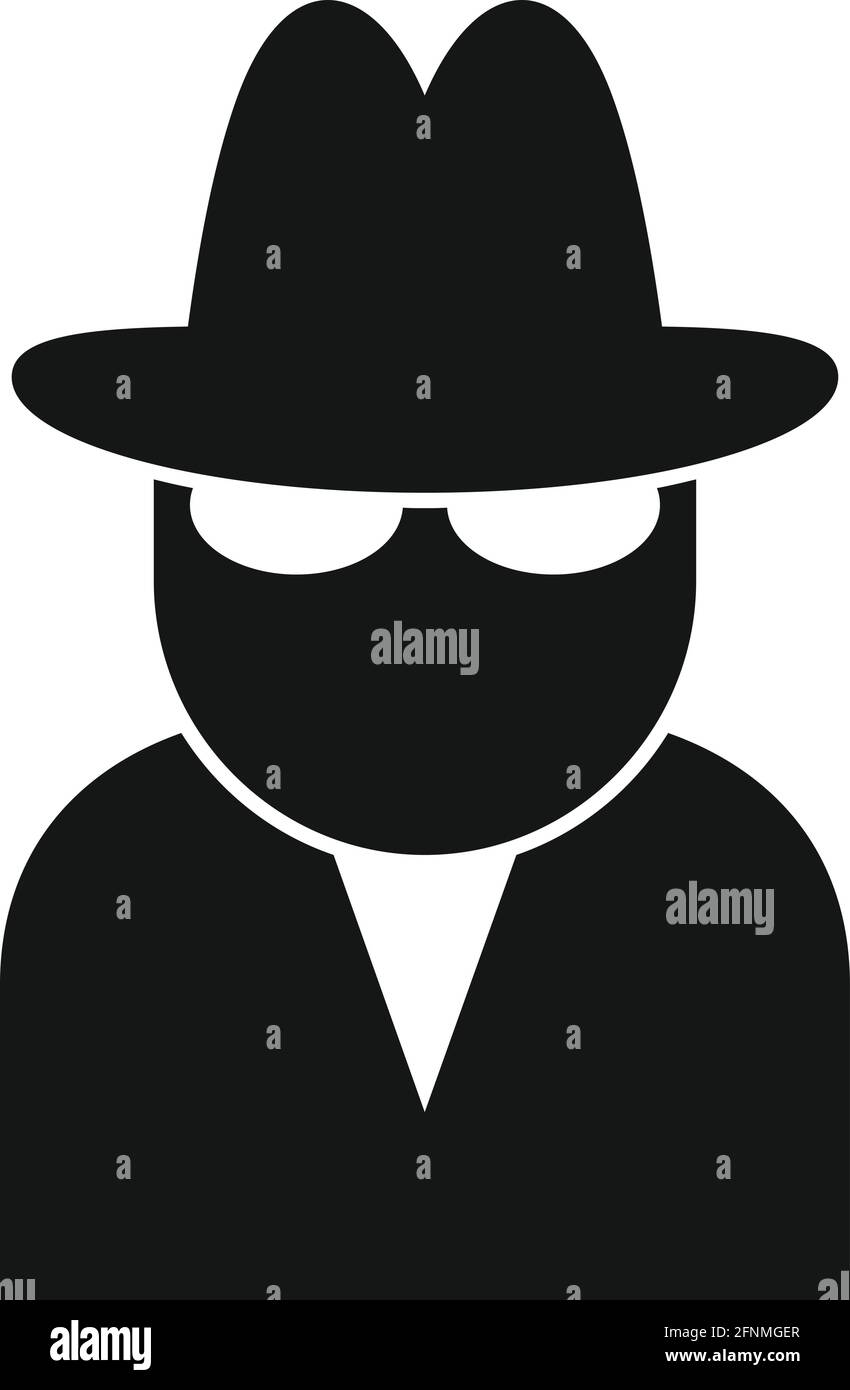 Security agent icon, simple style Stock Vector Image & Art - Alamy
