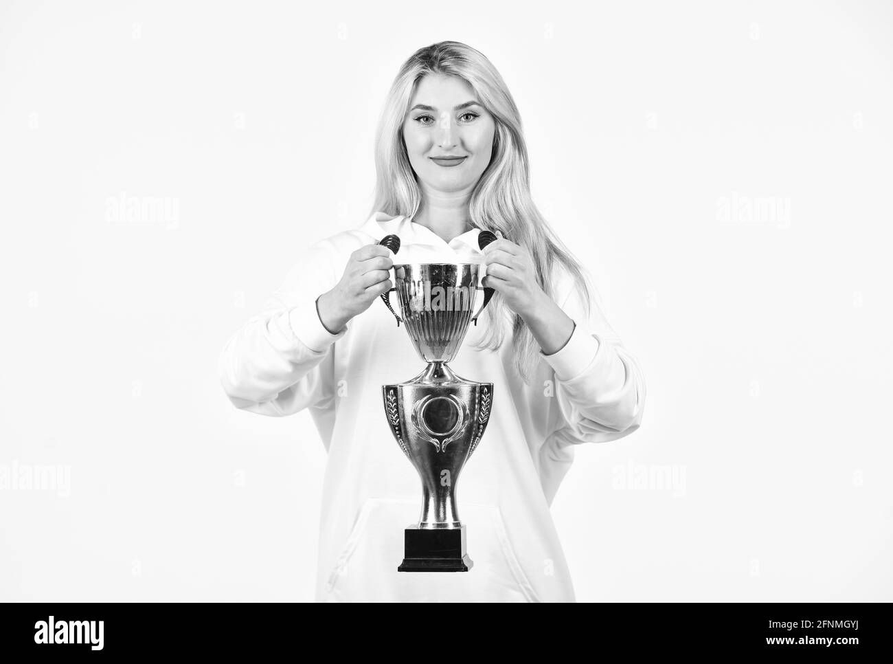 this is the victory. congratulations concept. female competition winner ...