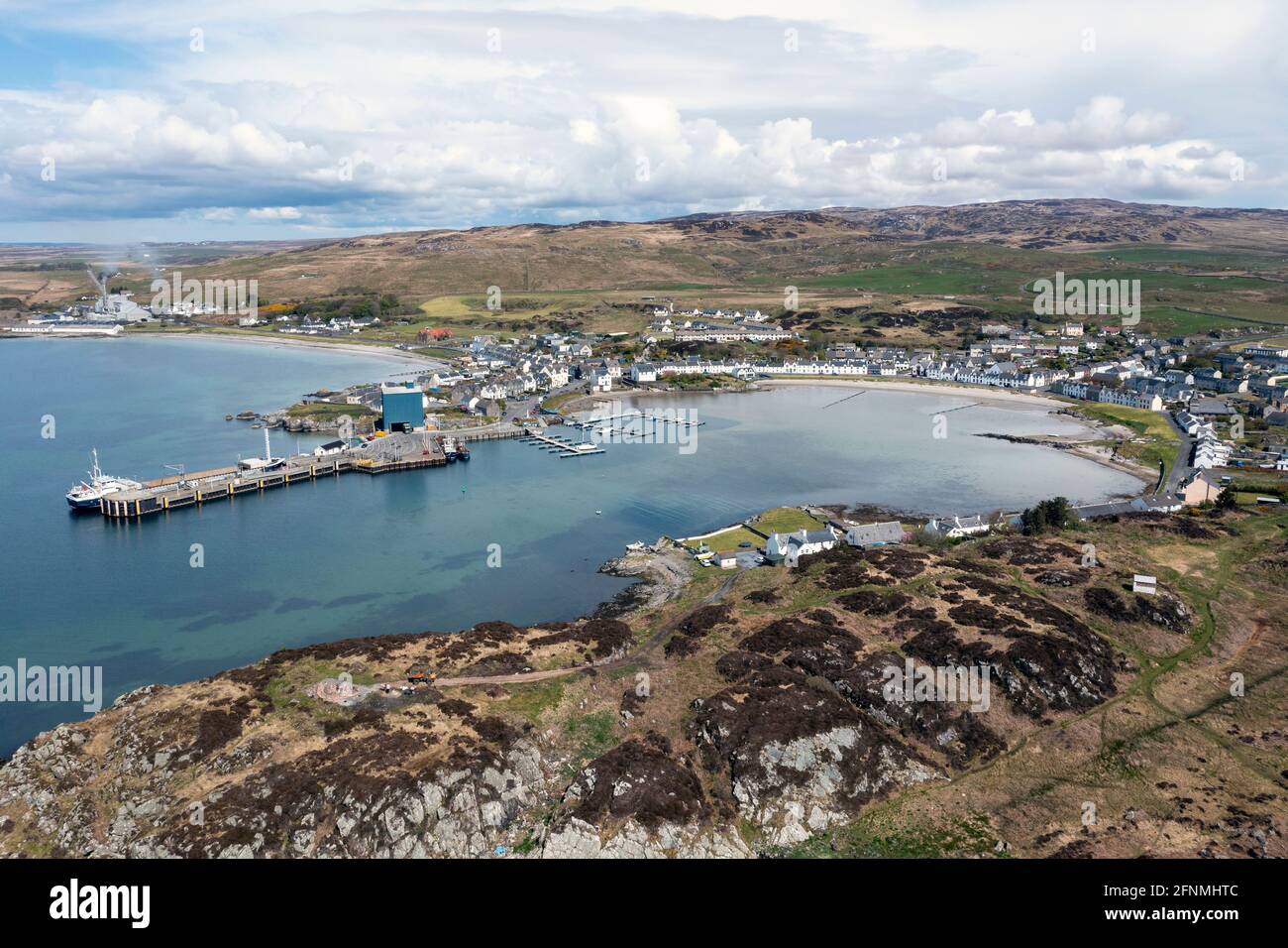 Isle bute aerial hi-res stock photography and images - Alamy