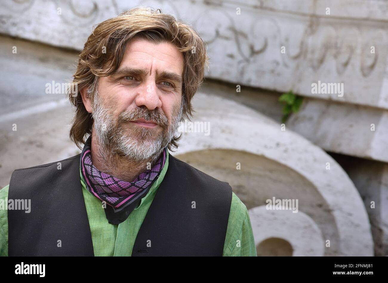 Rome, Italien. 17th May, 2021. The Italian actor Giovanni Calcagno ...