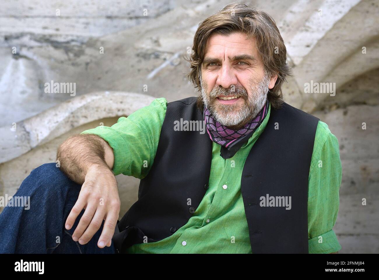Rome, Italien. 17th May, 2021. The Italian actor Giovanni Calcagno ...