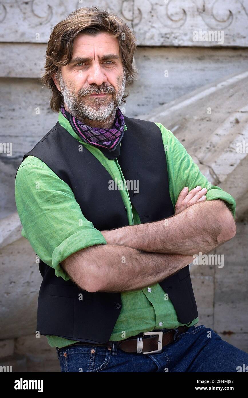 Rome, Italien. 17th May, 2021. The Italian actor Giovanni Calcagno ...