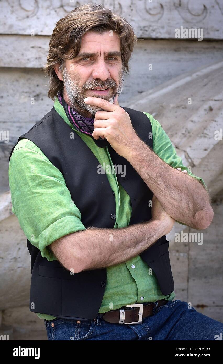 Rome, Italien. 17th May, 2021. The Italian actor Giovanni Calcagno ...