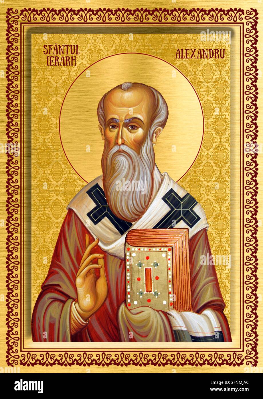 Orthodox byzantine iconography Stock Photo - Alamy