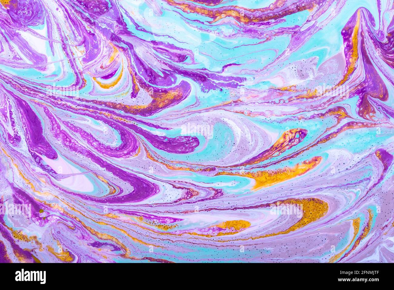 Purple and blue paint, abstract pattern, ink background, swirl texture ...