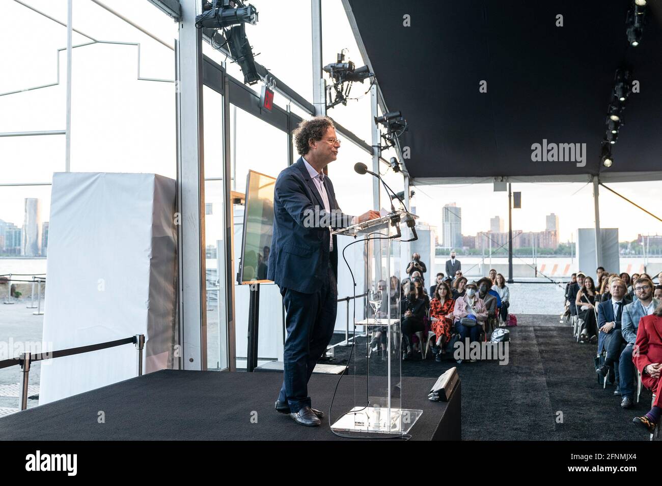 Director of Whitney Museum of American Art Adam Weinberg speaks during ...