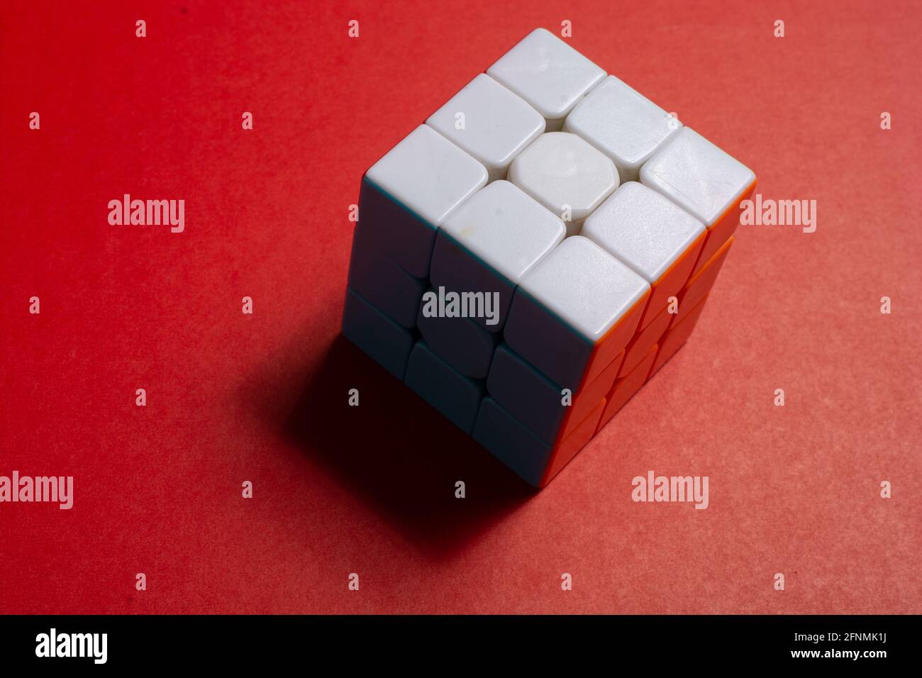 Kid solving rubik's cube hi-res stock photography and images - Alamy