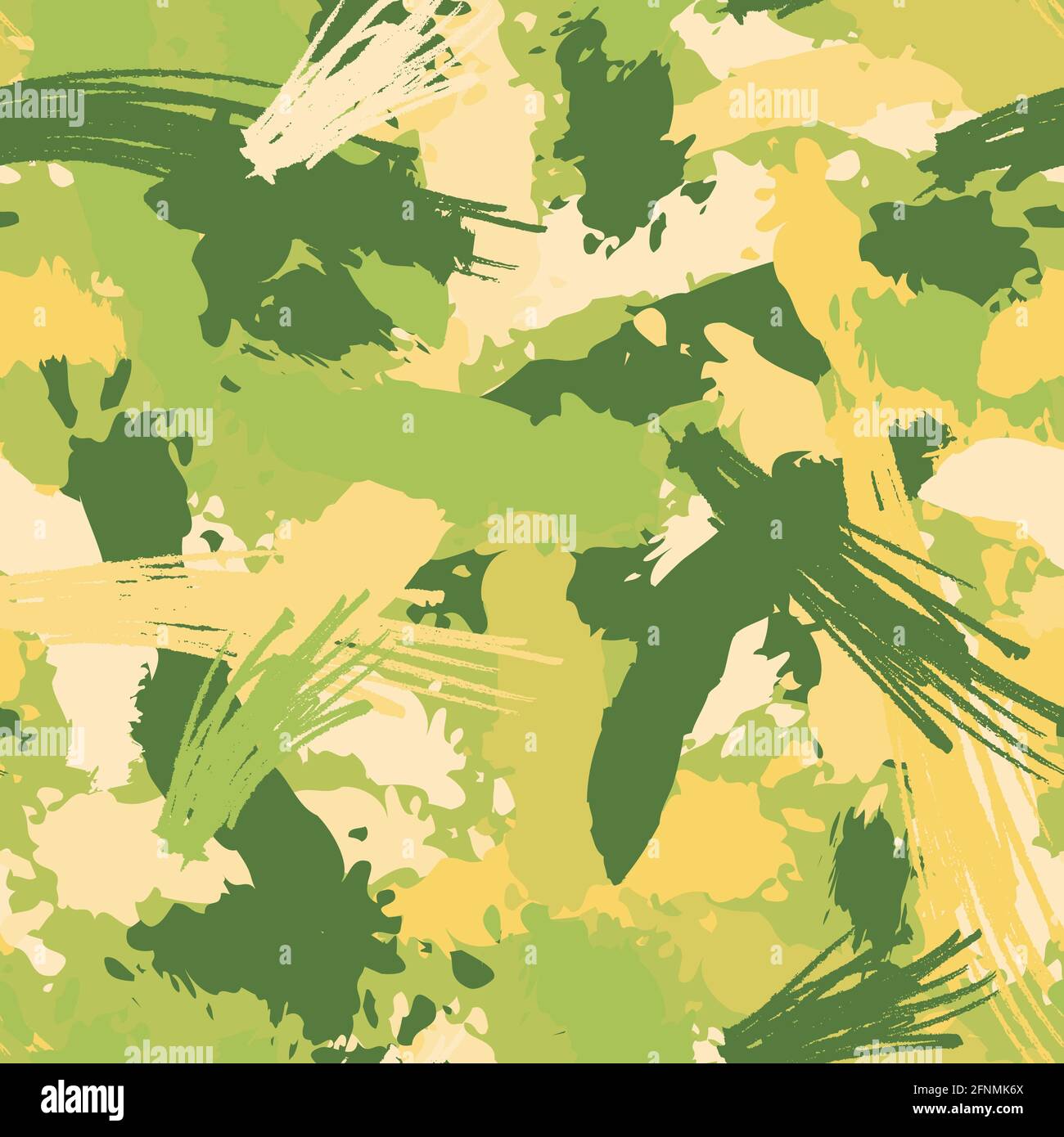 Seamless repeating pattern of multicolored paint strokes Stock Vector ...