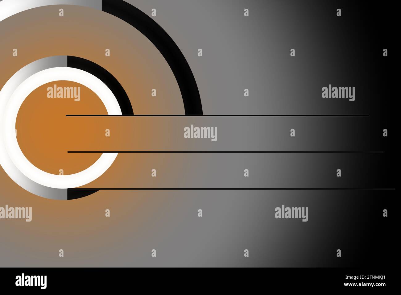 Illustration of a blurred gradient background with circles and lines ...