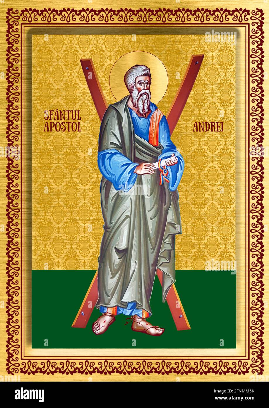 Orthodox byzantine iconography Stock Photo - Alamy