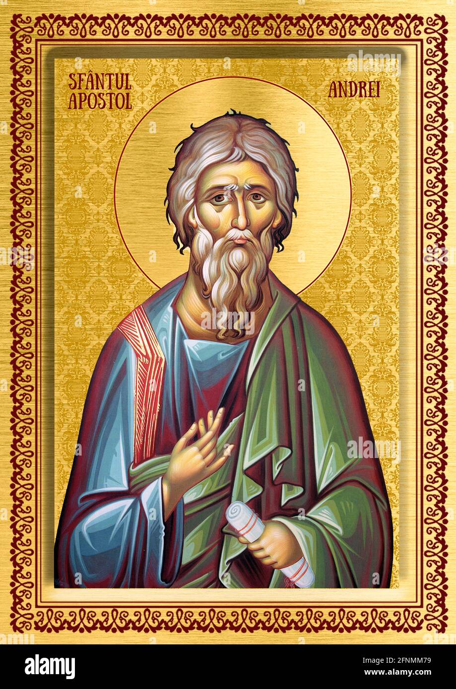 Orthodox byzantine iconography Stock Photo - Alamy