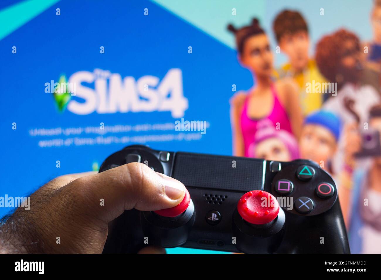 Brazil. 17th May, 2021. In this photo illustration, a PlayStation (PS ...