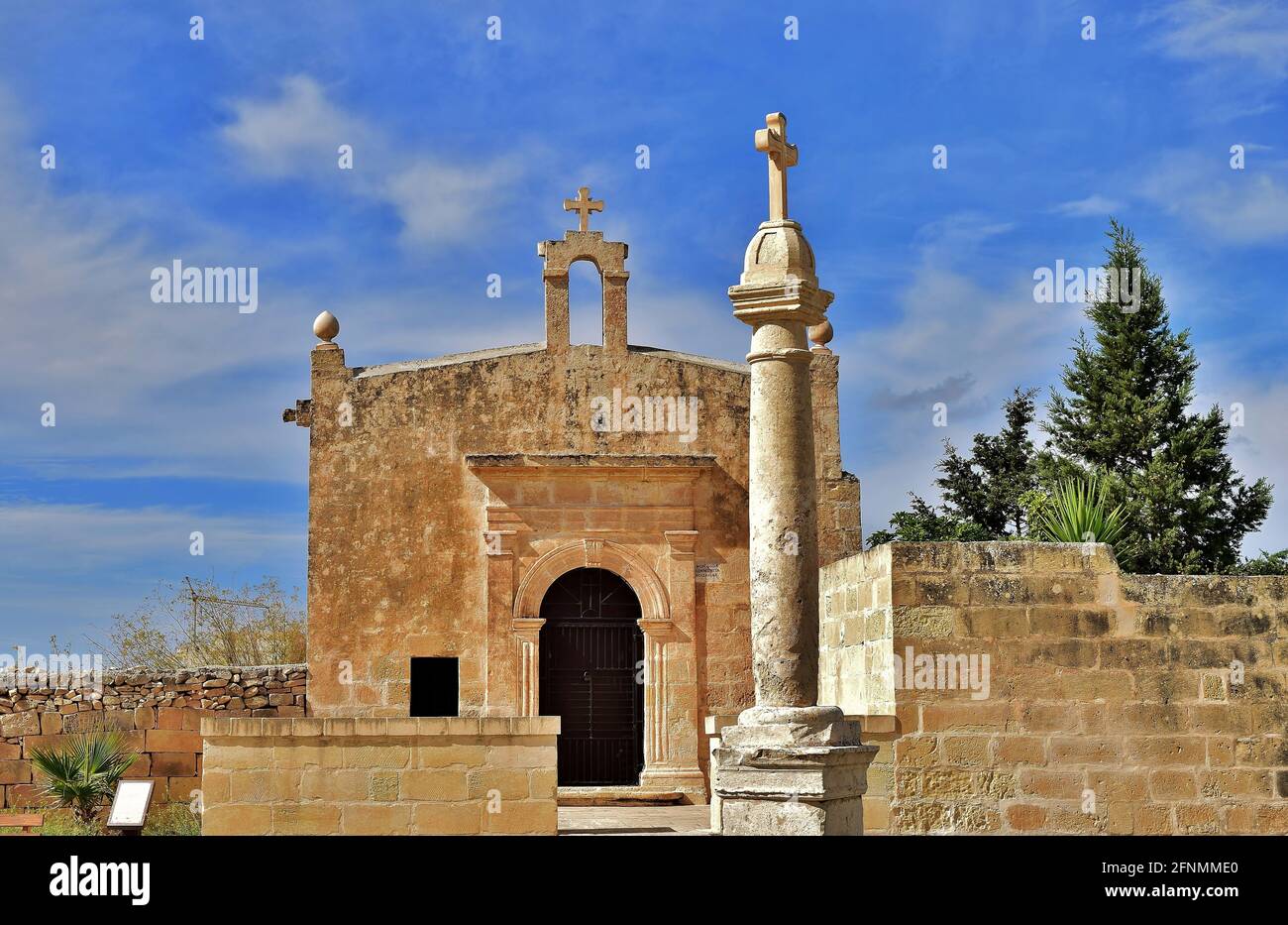 ZURRIEQ, MALTA - Oct 25, 2015: Chapel of St John the Evangelist, a ...
