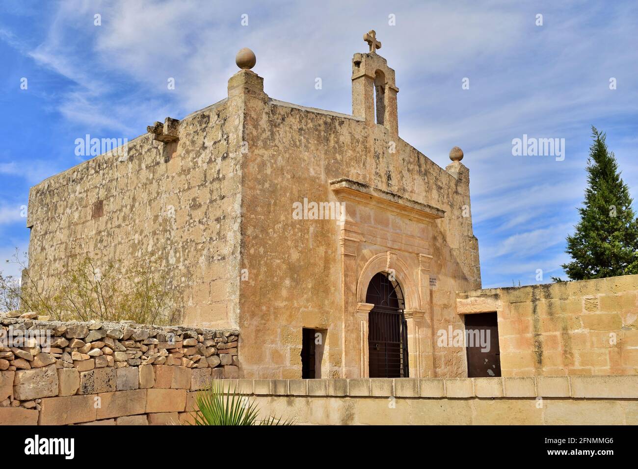 ZURRIEQ, MALTA - Oct 25, 2015: Chapel of St John the Evangelist, a ...