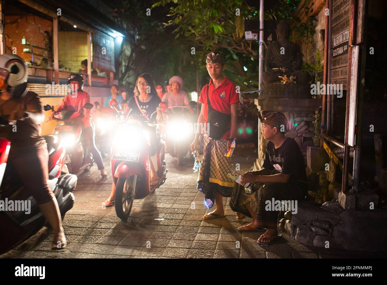 Ubud bali motorbike scooter hi-res stock photography and images - Alamy