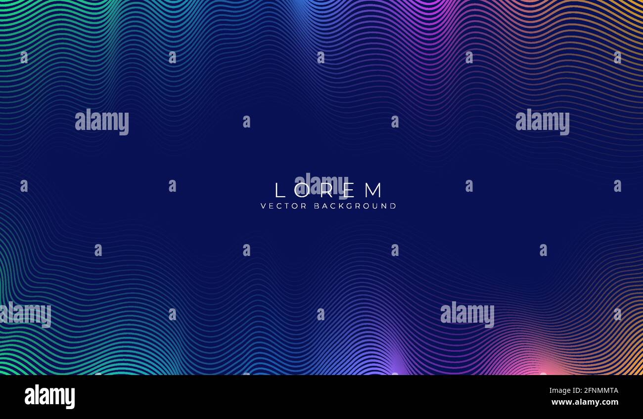 Vector simple background with color abstract wave Stock Vector Image ...