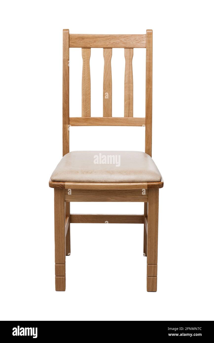 Simple Wooden Chair Side View