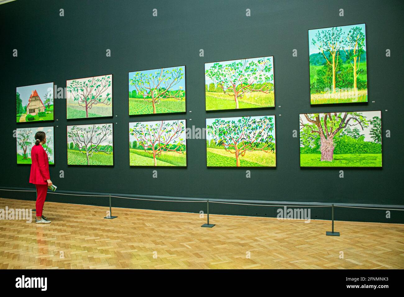 David hockney new exhibition painting hi-res stock photography and ...