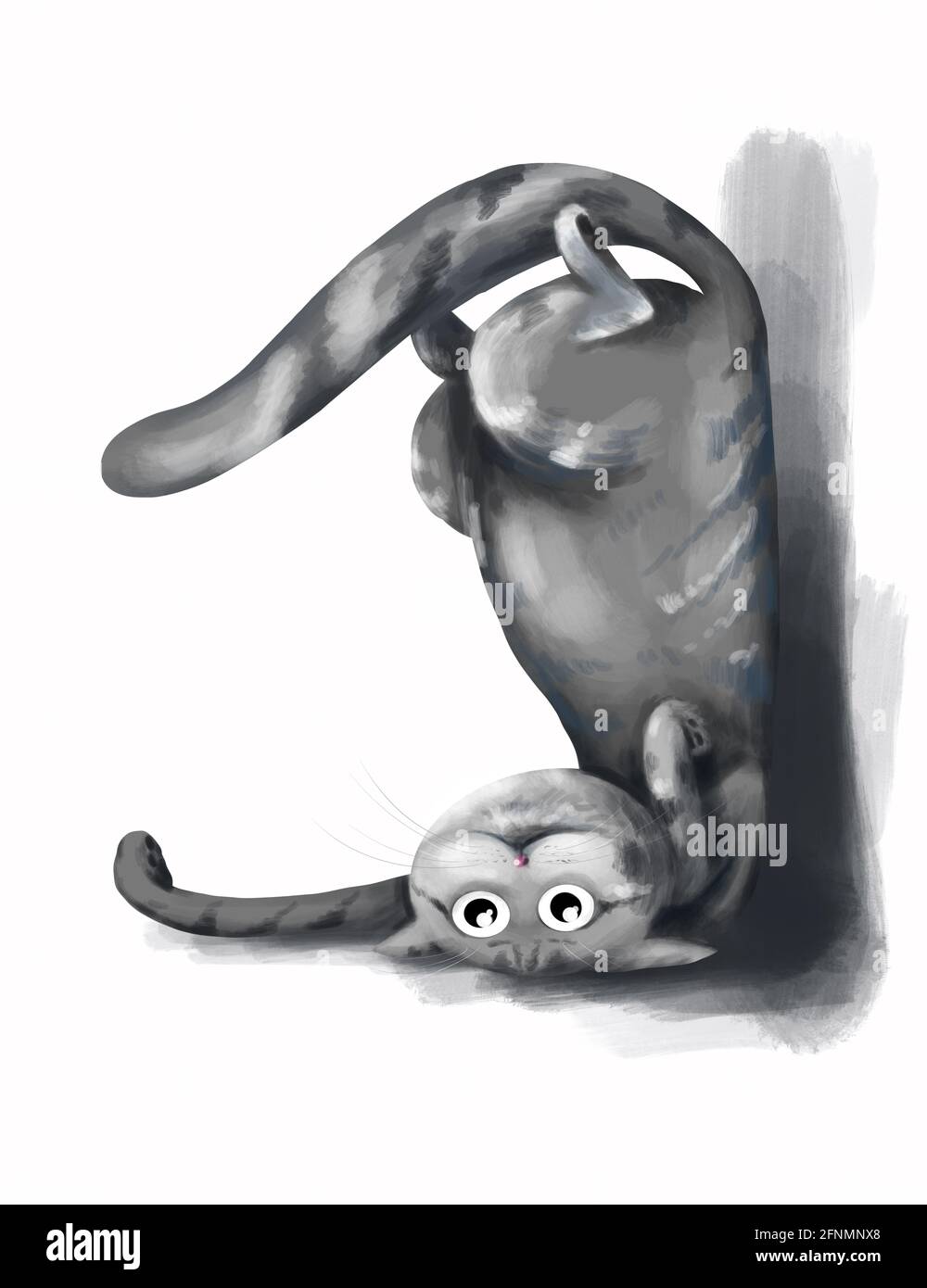 Digital cat design Cut Out Stock Images & Pictures - Alamy