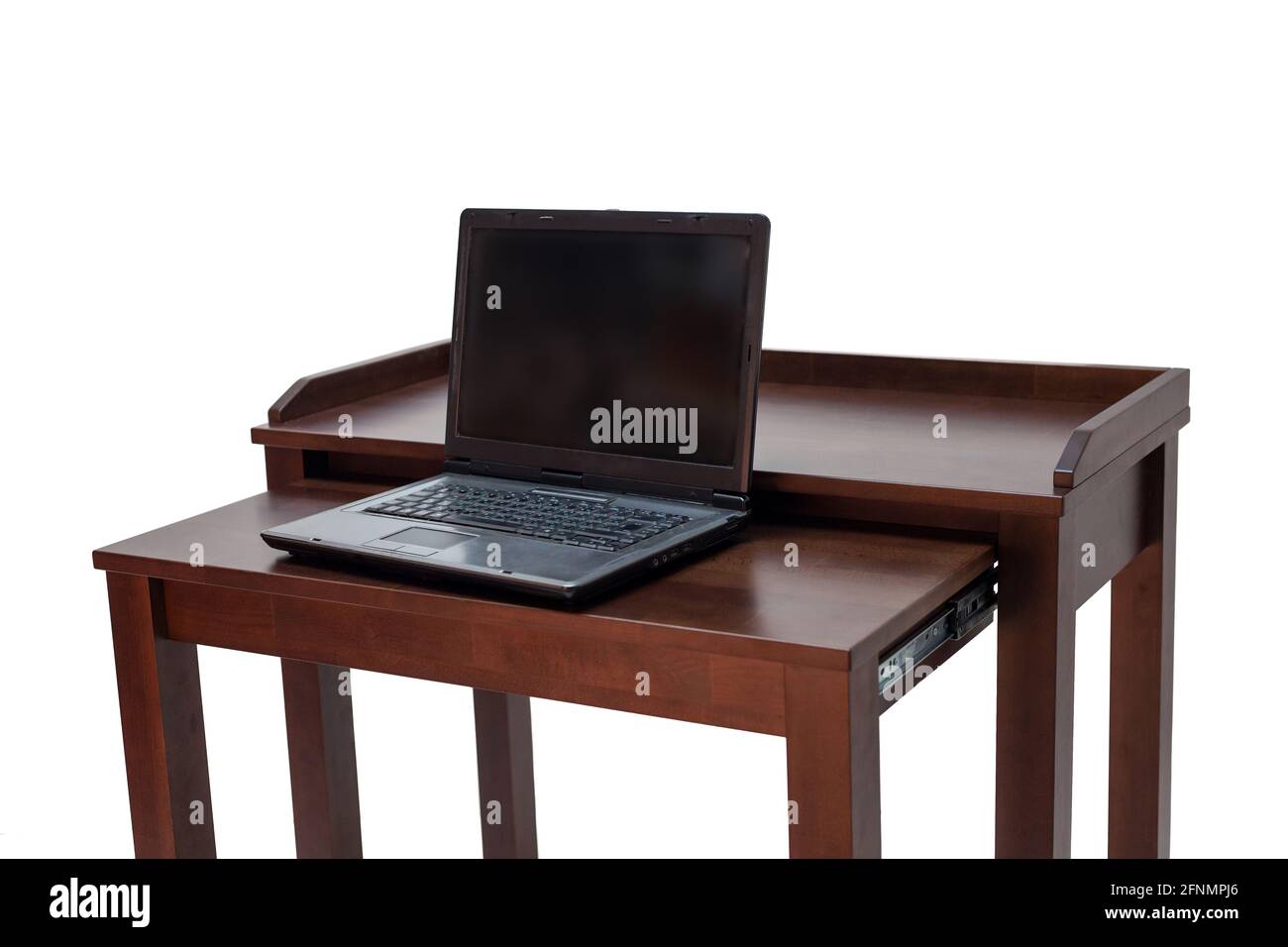 Single modern compact study computer desk for laptop and education of ...