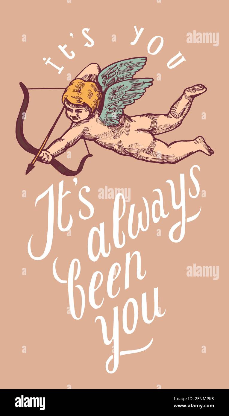 Cupid card hi-res stock photography and images - Alamy