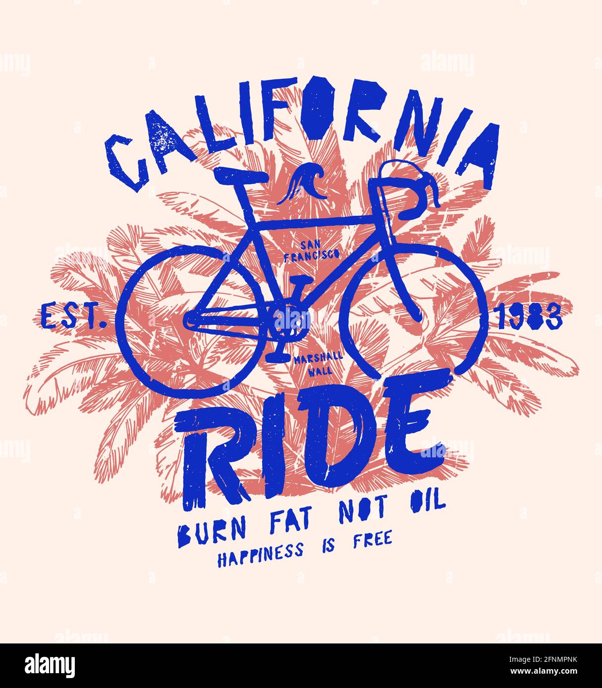 California palm trees activity Stock Vector Images - Alamy