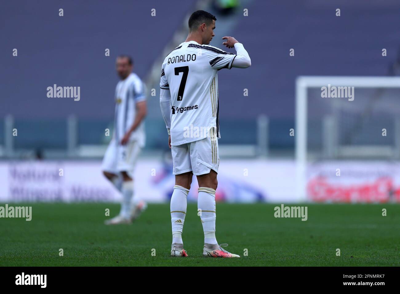Cristiano ronaldo of juventus gestures hi-res stock photography and ...