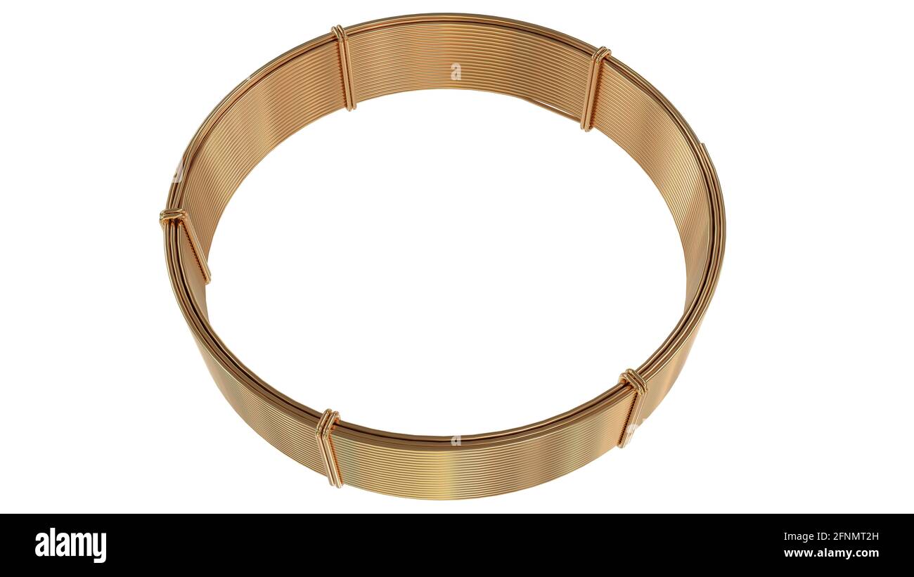 copper wire coil. isolated cg industrial 3D rendering Stock Photo - Alamy