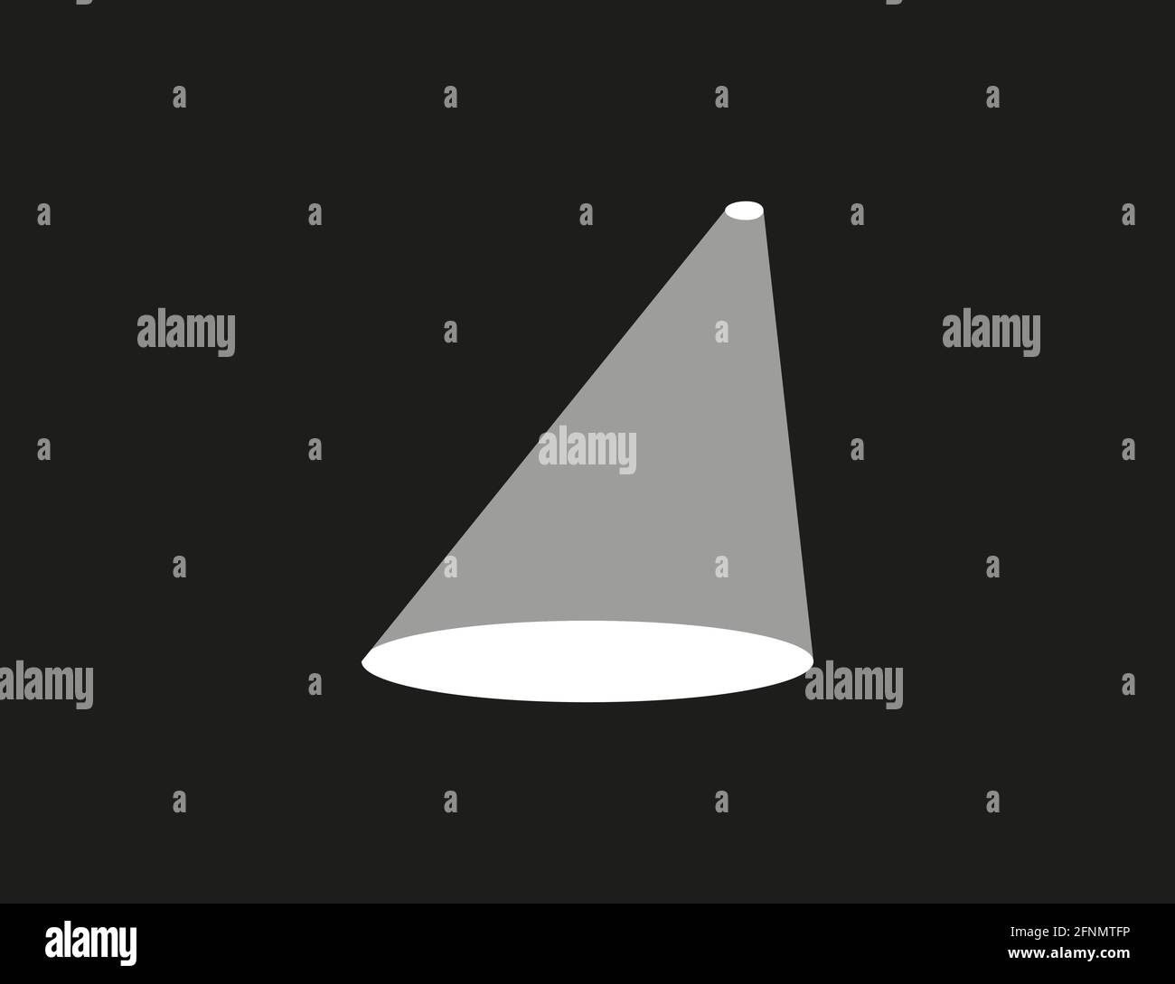 Vector illustration. Light spotlight icon Stock Vector Image & Art - Alamy