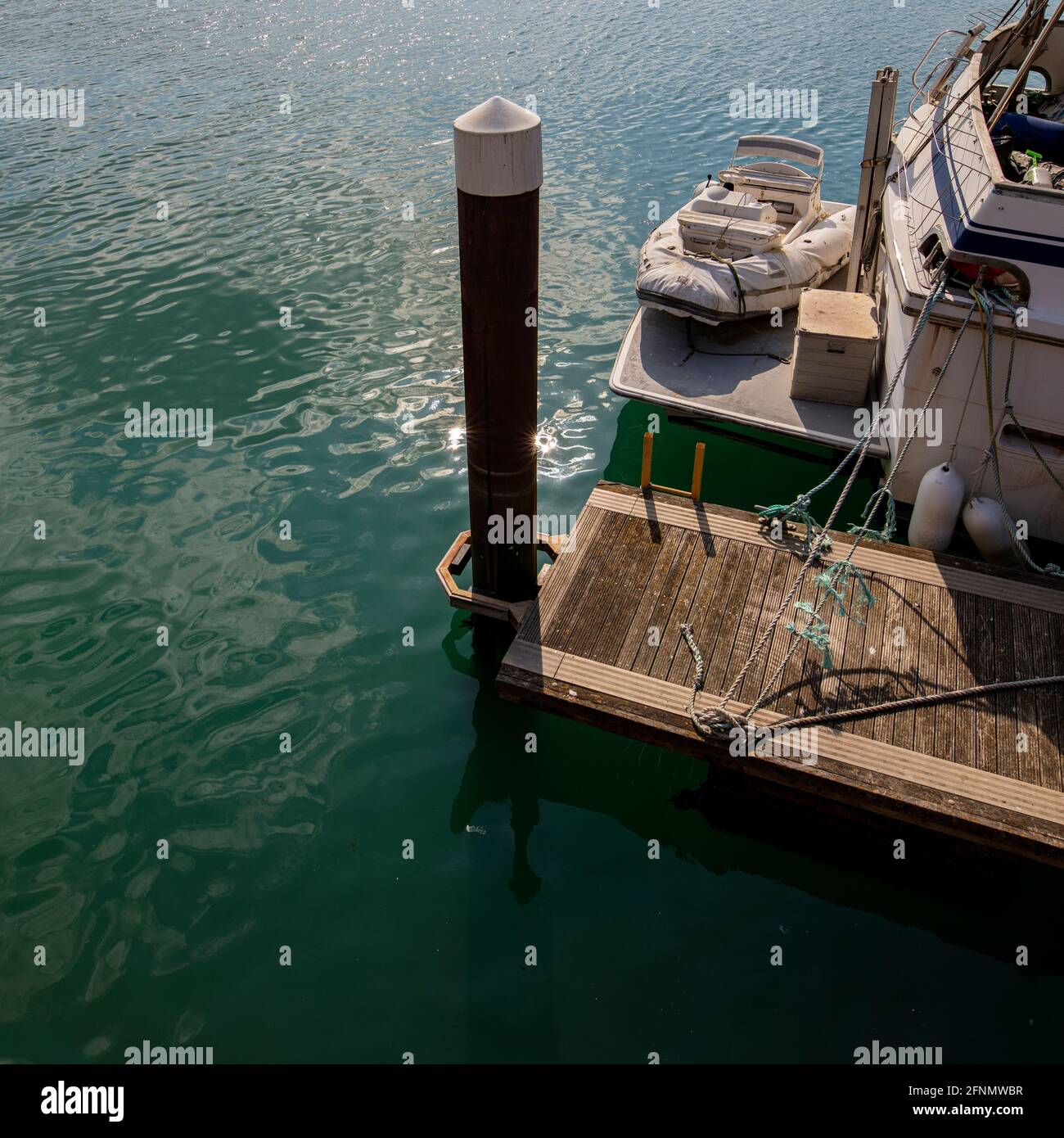The harbour on the River Arun at Littlehampton; moorings, leisure craft ...