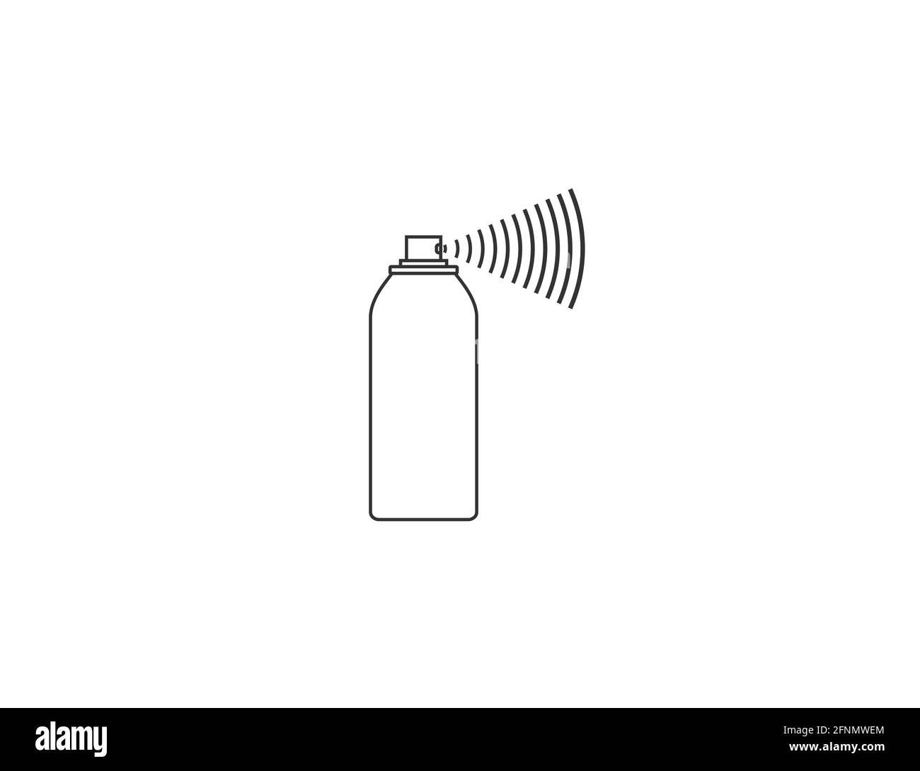 Aerosol, bottle spray icon Vector illustration Stock Vector Image & Art ...