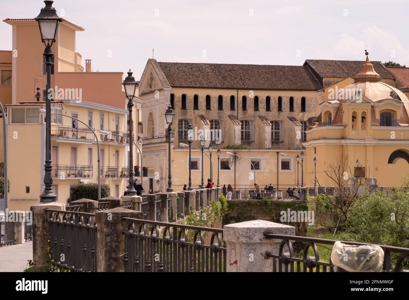 Church of Montevergine and ex monastery Capua Stock Photo - Alamy