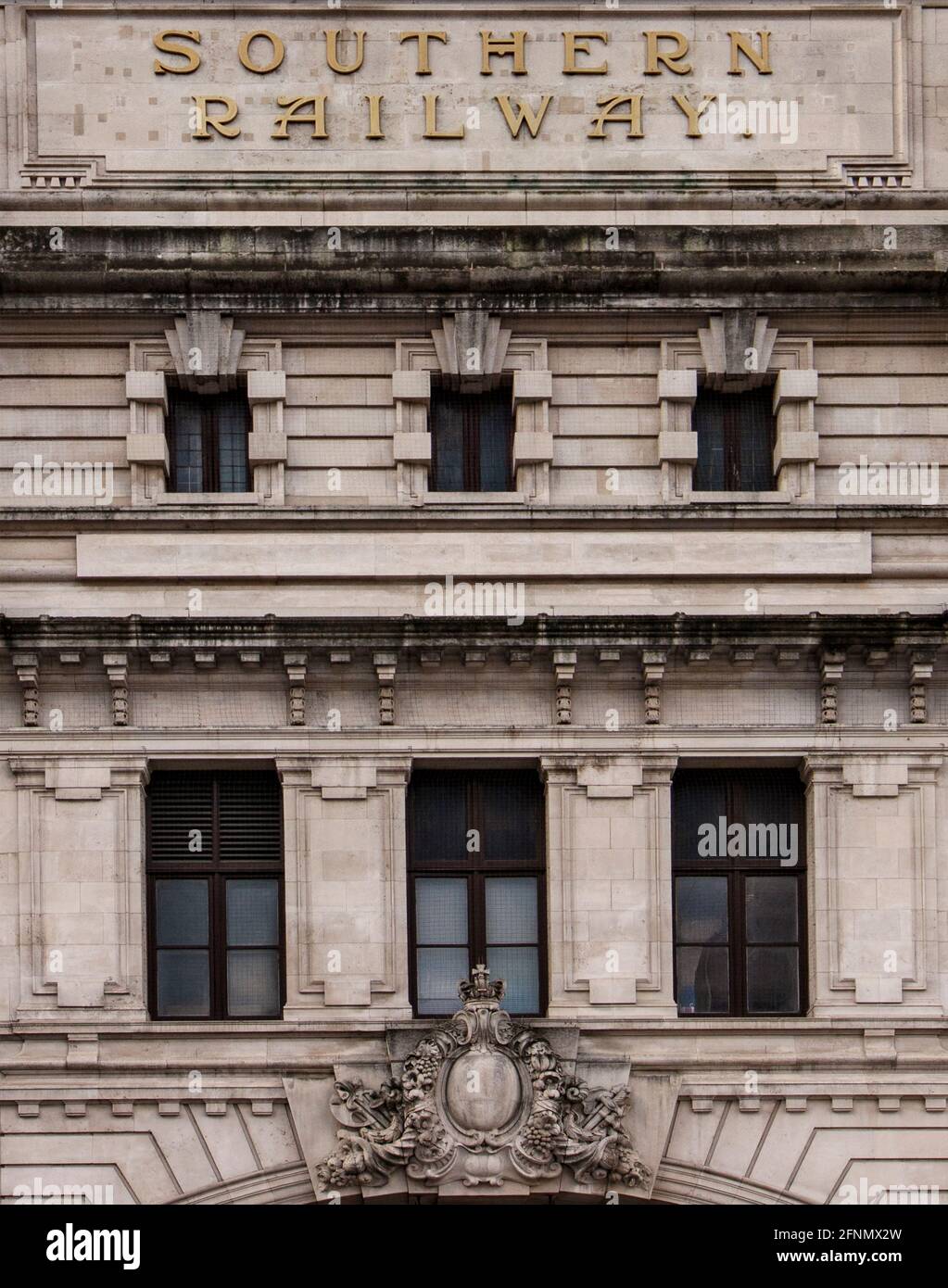 The Southern Railway building at London Victoria; designed by Charles ...